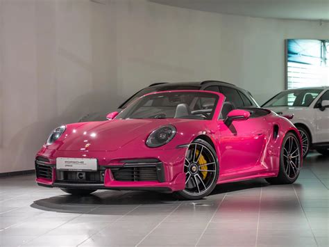 Ruby Star Porsche 911 Turbo S Convertible 992 1