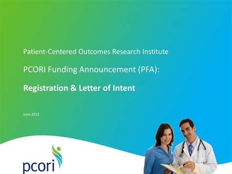 Pfa Patient Centered Outcomes Research Institute
