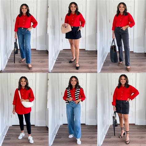 How To Style A Red Button Down How To Style A Red Button Down Shirt