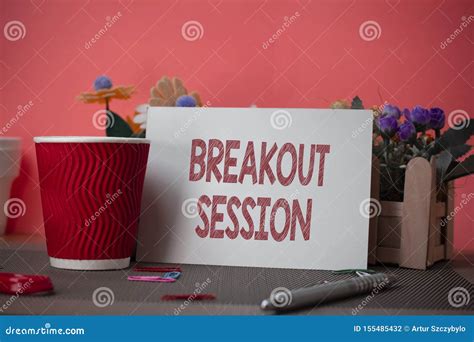 Writing Note Showing Breakout Session Business Photo Showcasing
