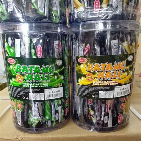 Jomei River Sour Chewy Candy Rod Limited Edition 40pcs Shopee Singapore