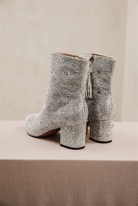 35 Embellished And Sparkly Wedding Boots Weddingomania