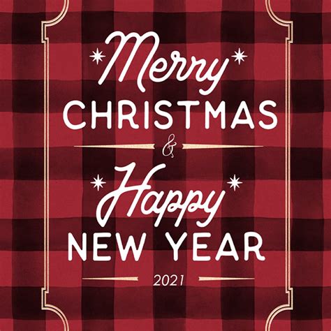 Christmas Plaid T Card Personal Creations