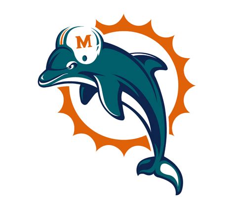 Miami Dolphins Dolphin Mascot Football Franchise South Florida Aqua And Orange Png
