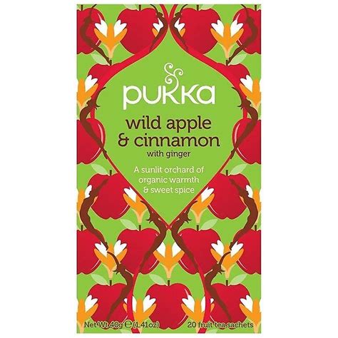 Pukka Vilde æble And Kanel Teposer 80 Fruugo Dk