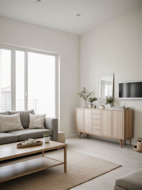 Minimalist Neutral Living Room Ideas