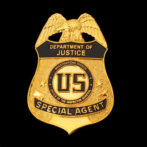 Us Doj Oig Investigations Division Special Agent Badge Coin Souvenir