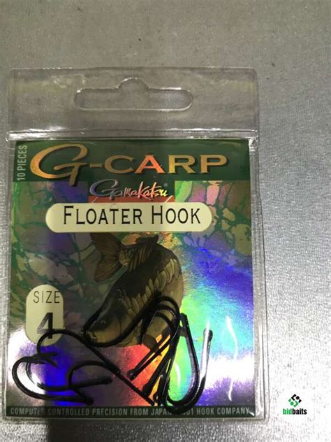 Купить Японские крючки Gamakatsu G-carp Floater Hook (size 4) по цене ...
