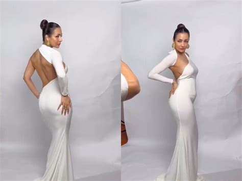 Sexy Video Malaika Arora Goes Bold In Backless Gown For Racy Shoot
