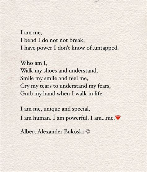 I Am Me Quotes Feelings Understanding