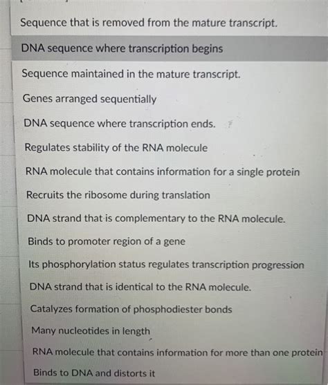 Solved Promoter Dna Sequence Where Transa Terminator Dna