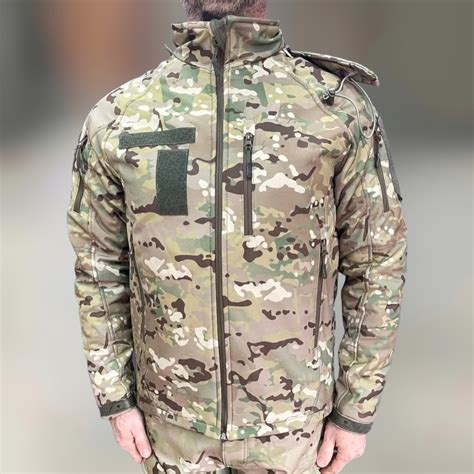 Куртка тактическая зимняя Softshell, Wolftrap, Мультикам, размер XXL ...