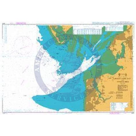 British Admiralty Nautical Chart 2010 England West Coast Morecambe