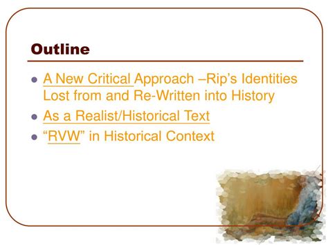 Ppt Rip Van Winkle Powerpoint Presentation Free Download Id 251778