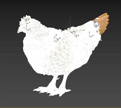 Stl File Hen Sculpture・template To Download And 3d Print・cults