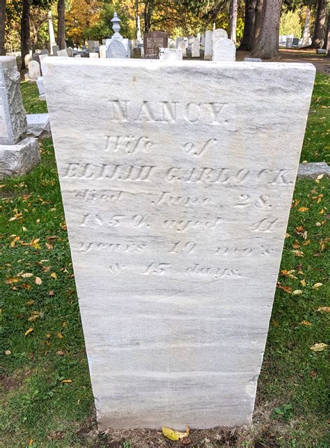 Annyte Nancy Smith Garlock 1808 1850 Find A Grave Memorial