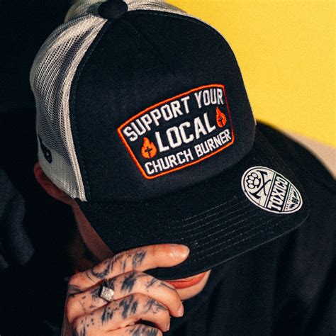 Church Burner Trucker Hat Toxico Clothing