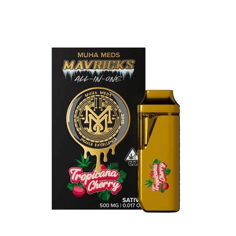 Muha Meds Tropicana Cherry Live Rosin Disposable Vape Webehigh