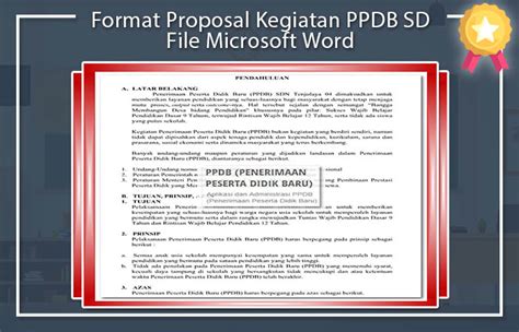 Kumpulan Contoh Proposal Ppdb Smp Mts Terbaru 2018 2019 Ppdb