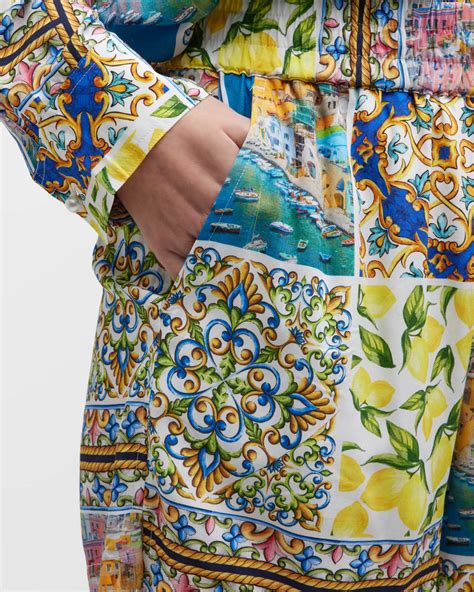 Terez Amalfi Patchwork Shorts Neiman Marcus