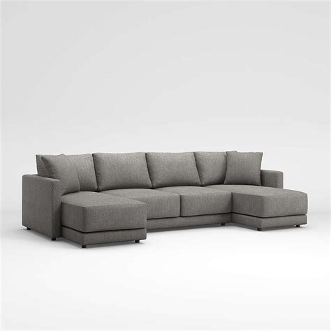 Double Chaise Sectionals And 2 Chaise Sofas Crate And Barrel