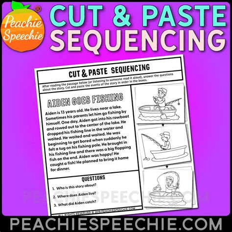 Story Sequencing Cut And Paste Free Sequencing Cut And Paste