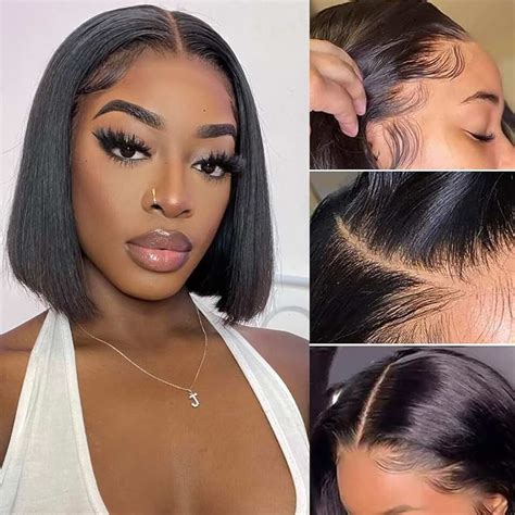 Double Drawn 180 Density Silky Bone Straight 13x4 Lace Frontal Wig