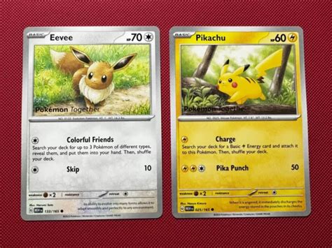PokÉmon Pikachu And Eevee Pokemon Together Promo Cards Set Poképost £