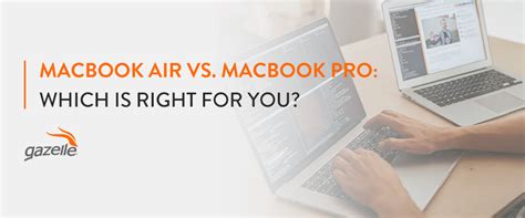 MacBook Air Vs MacBook Pro Whats The Difference Gazelle The Horn