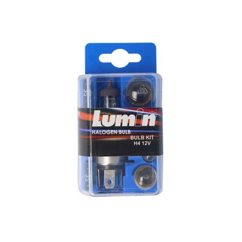 Lumin 6 Piece 12v Bulb Kit With Fuses H4