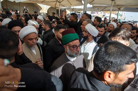 ابنا عکس خبری تشییع پیکر همسر مکرمه آیت‌الله العظمی سیستانی در حرم امیرالمؤمنین ع