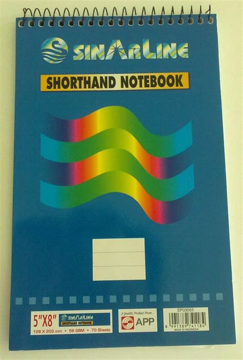 Sinarline Shorthand Pad 56gsm 70 Sheet 5 X 8 Inch Wholesale Prices Tradeling