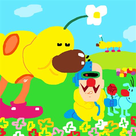 [oc] Wiggler And Kibi Dango Fanart R Mario