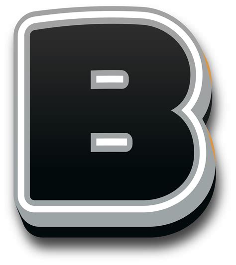 Black Bold Alphabet Letters 22941202 Png