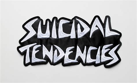 Suicidal Tendencies Logo Embroidered Backpatch
