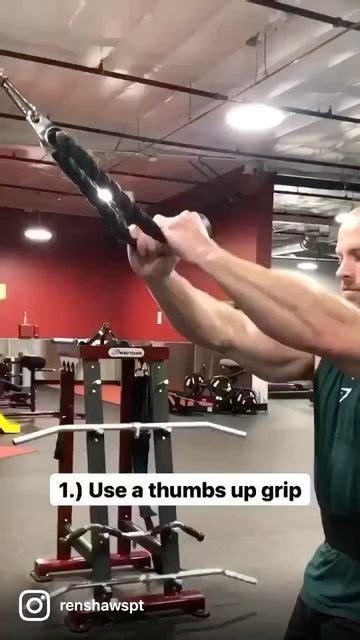 Bryan Renshaw On Instagram 📝form Check Rope Face Pull —— ️ Build Muscles And Boost