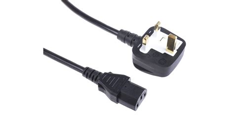 Rs Pro Iec C13 Socket To Gb Bs1363 Plug Power Cord 10m Rs Components Indonesia