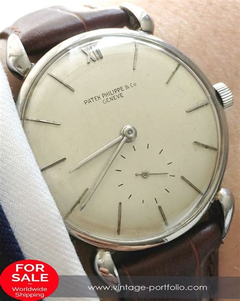 Patek Philippe Stainless Steel Vintage Tea Vintage Portfolio Patek