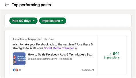 Linkedin Creator Mode Analytics Understanding Your Content Performance Social Media Examiner