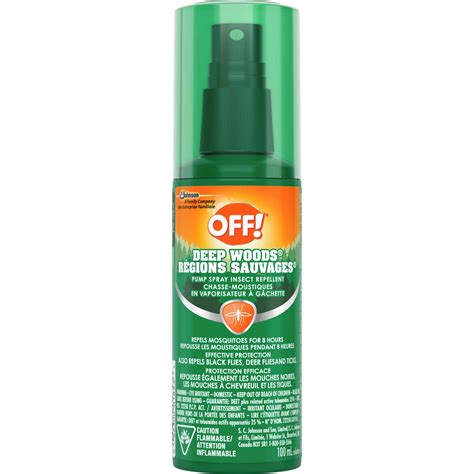 Off Deep Woods Insect Repellent Spray 25 Deet 8 Hour Protection