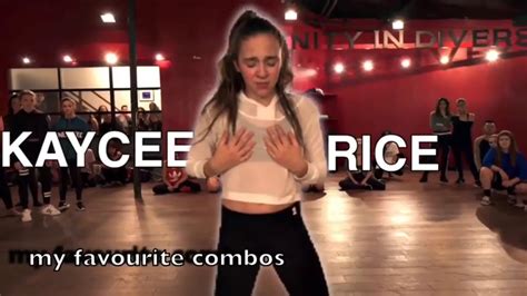 The Best Of Kaycee Rice Dance Combos Youtube