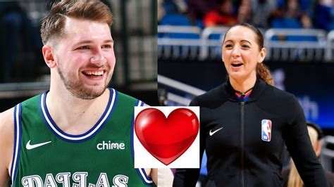 Luka Doncic And Referee Ashley Morley Gleich Im Foul In Love With