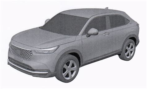 2021 Honda Hr V Patent Drawing Diamond Grille 1 Bm Paul Tans