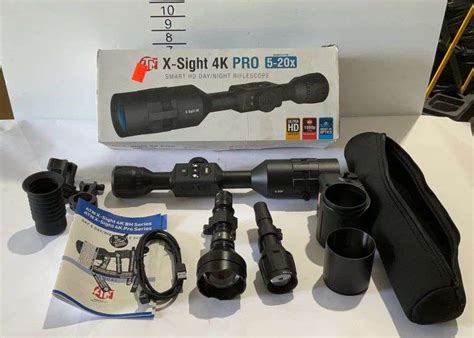 Electric Scope And 2 Scope Mounted Flashlights Hash Auctions