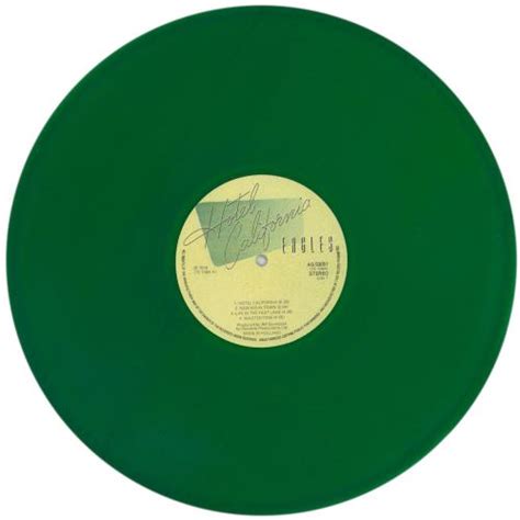 Eagles Hotel California Green Vinyl Uk Vinyl Lp Album Lp Record
