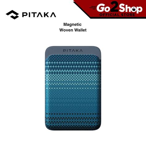 Pitaka Magnetic Woven Wallet Premium Materials Slim Design Sleek And
