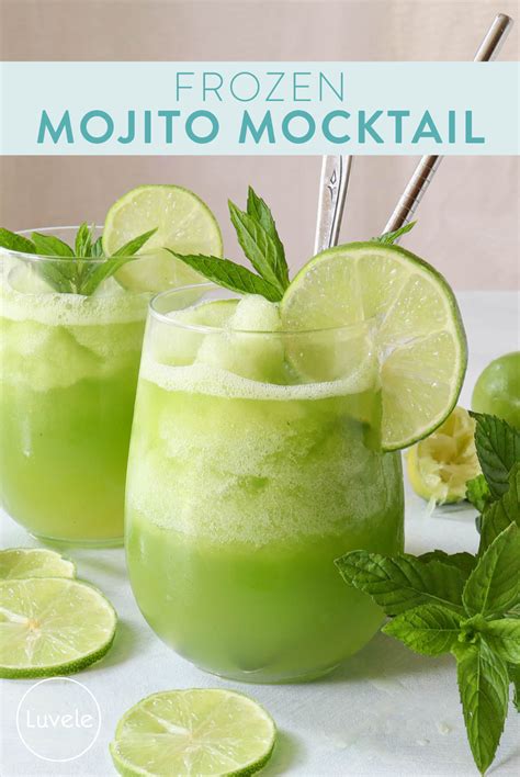Frozen Mojito Mocktail Luvele Us