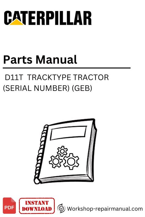 D11t Caterpillar Track Type Tractor Parts Catalog Manual Serial Num