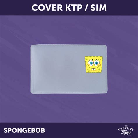 Promo Spongebob Cover Ktp Sim Sampul Plastik Mika Pelindung Kartu