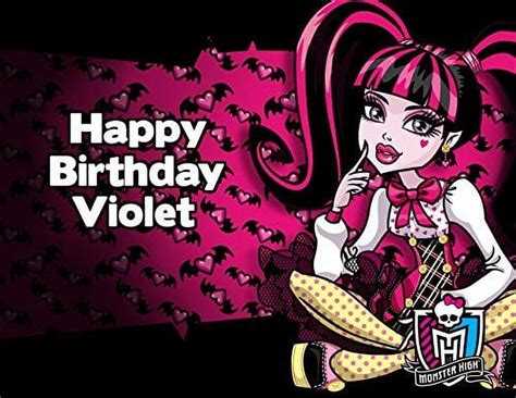 Monster High Birthday Pictures Clip Art Animated Editable Monster High